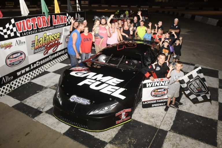 PANITZKE EARNS A HARD FOUGHT WIN AT LA CROSSE - La Crosse Speedway